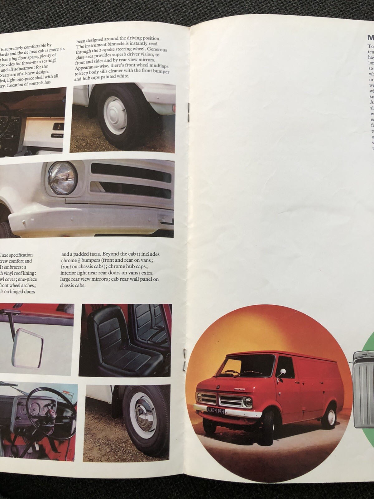Bedford CF Vans Brochure 1970 | eBay UK