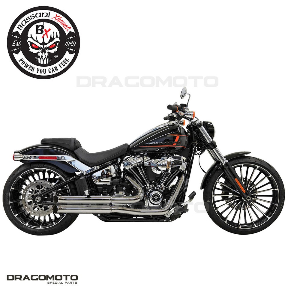 Harley FXBR 1923 ABS Softail Breakout 117 2023-2024 Full exhaust ...