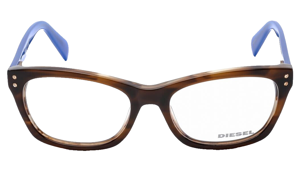Diesel DL5073 050 Brown Oval Cat Eyes Eyeglasses Frame 53x17x 140 New ...