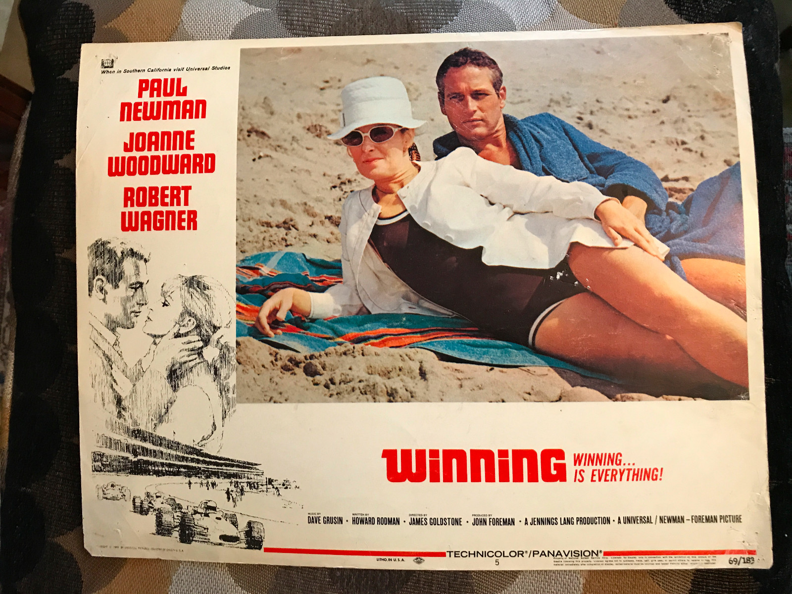 Winning 1969 Universal lobby card Paul Newman Joanne Woodward | eBay