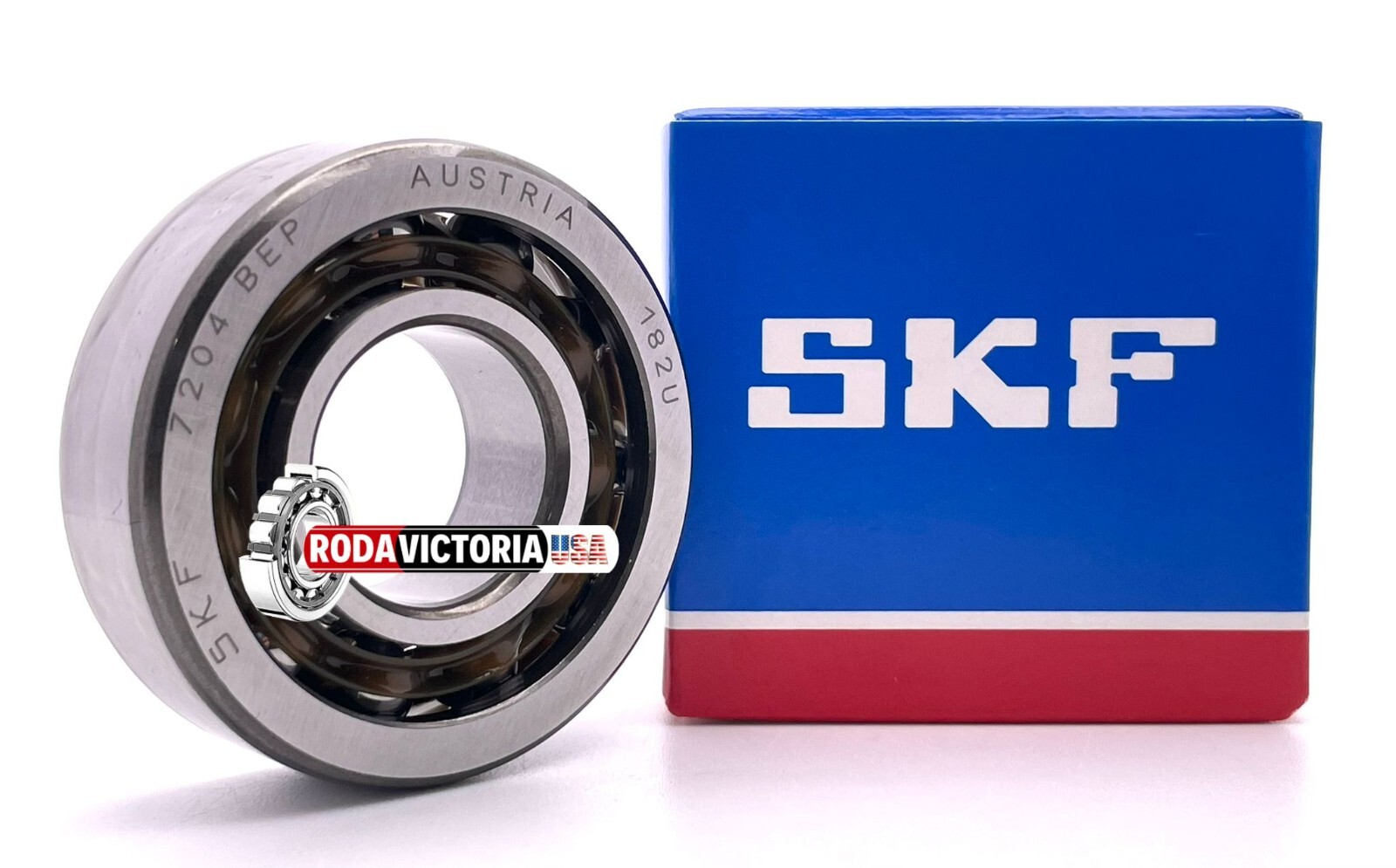 SKF 7204 BECBP Angular contact ball bearings single row 20X47X14mm | eBay