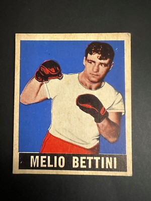 1948 Leaf Boxing (Knock-Out Bubble Gum) #36 Melio Bettina Lght ...