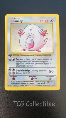 Chansey HOLO 3 1ST EDITION 1999 Base Set WOTC Pokemon MINT PSA 9 ? | eBay