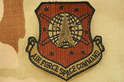 USAF US SPACE FORCE OCP MULTICAM COMBAT COMMAND SUBDUED UNIT PATCH HOOK ...