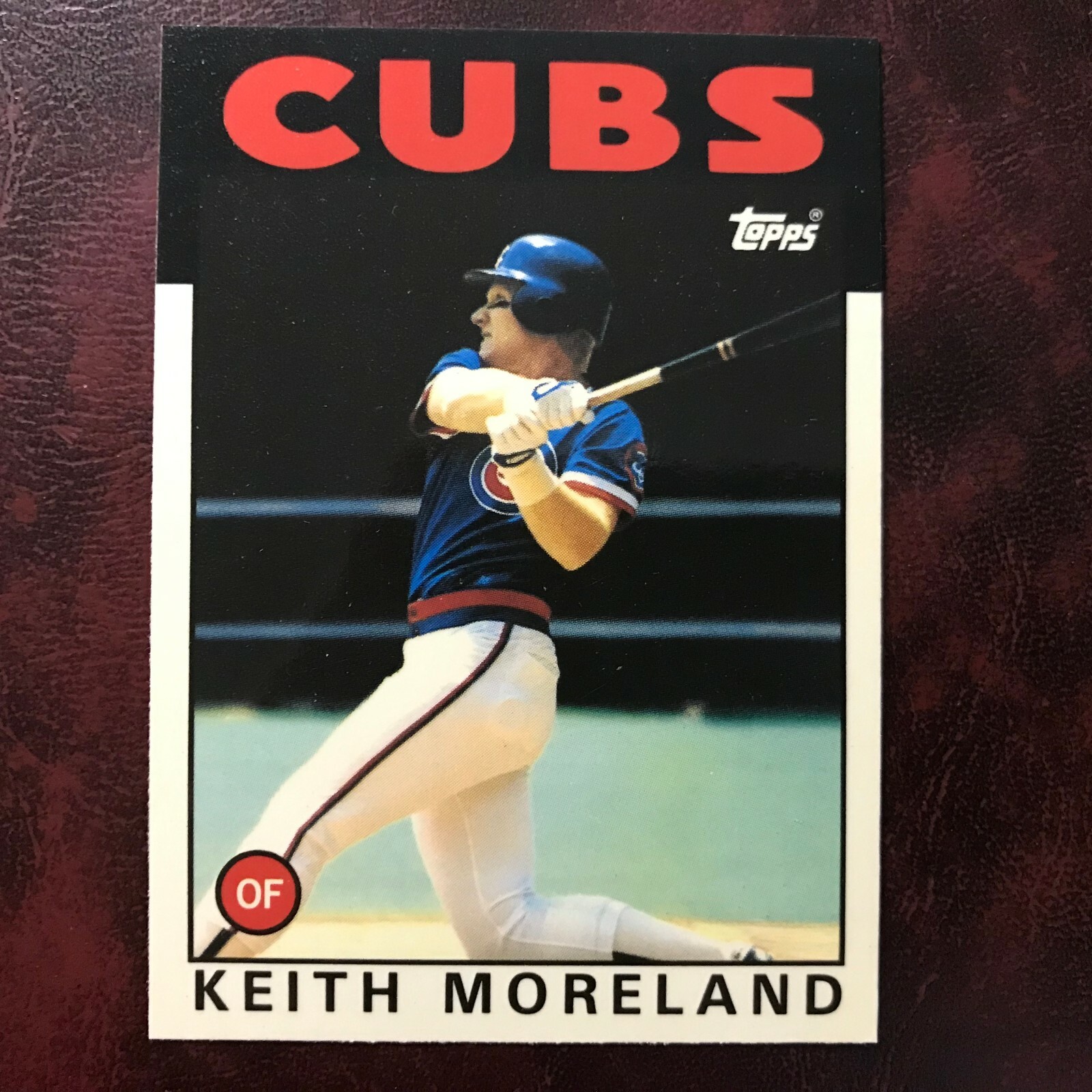 1986 Topps TIFFANY Set KEITH MORELAND #266 CUBS ** MINT ** HIGH GRADE ...