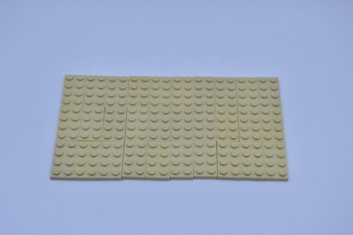 LEGO 30 x Basisplatte 2x4 beige tan basic plate 3020 4114309 | eBay.de