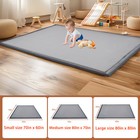Extra Large Baby Play Mat for Floor, 1.4” Thick Memory Foam Crawling ...