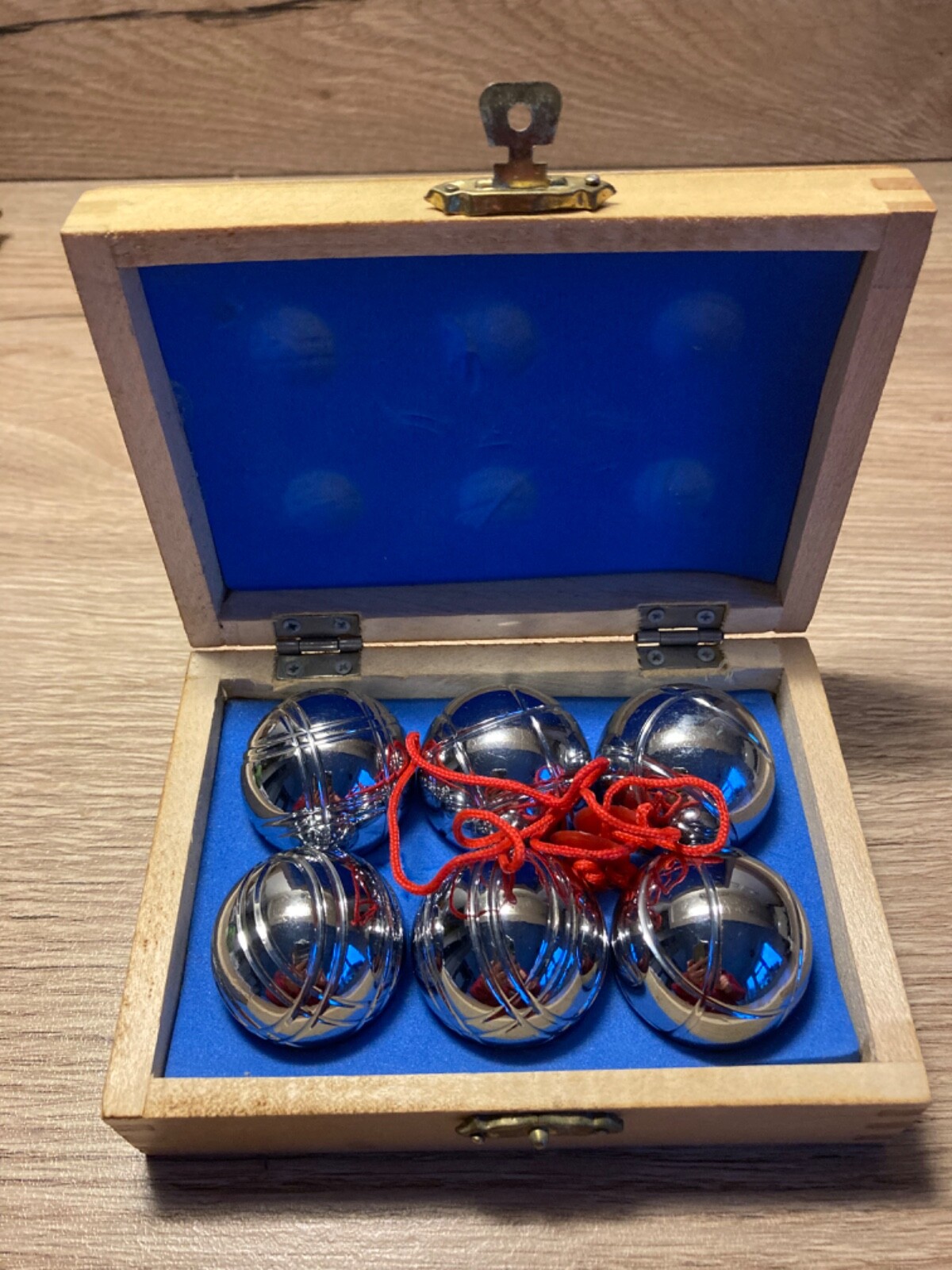 Mini Travelling Boules Set in Wooden Box | Grelly UK