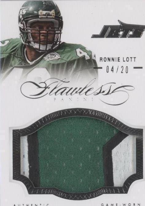 2014 Panini Flawless - Patches Ronnie Lott #13 /20 (MEM) for sale ...
