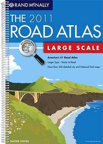 Large Scale Road Atlas (Rand Mcnally Large Scale Road Atlas USA) - VERY ...