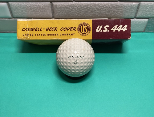 Early U.S. 444 Cadwell - Geer Cover U. S. Rubber Company Golf Ball 1940 ...