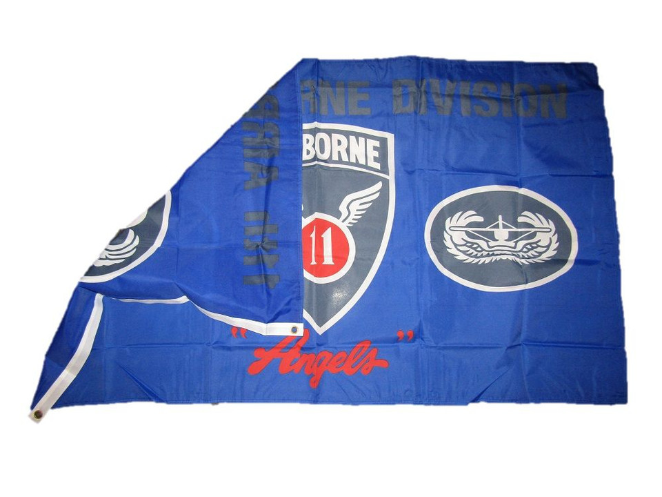 3x5 11th Airborne Division " Angels" Blue Flag 3'x5' Grommets 100D ...