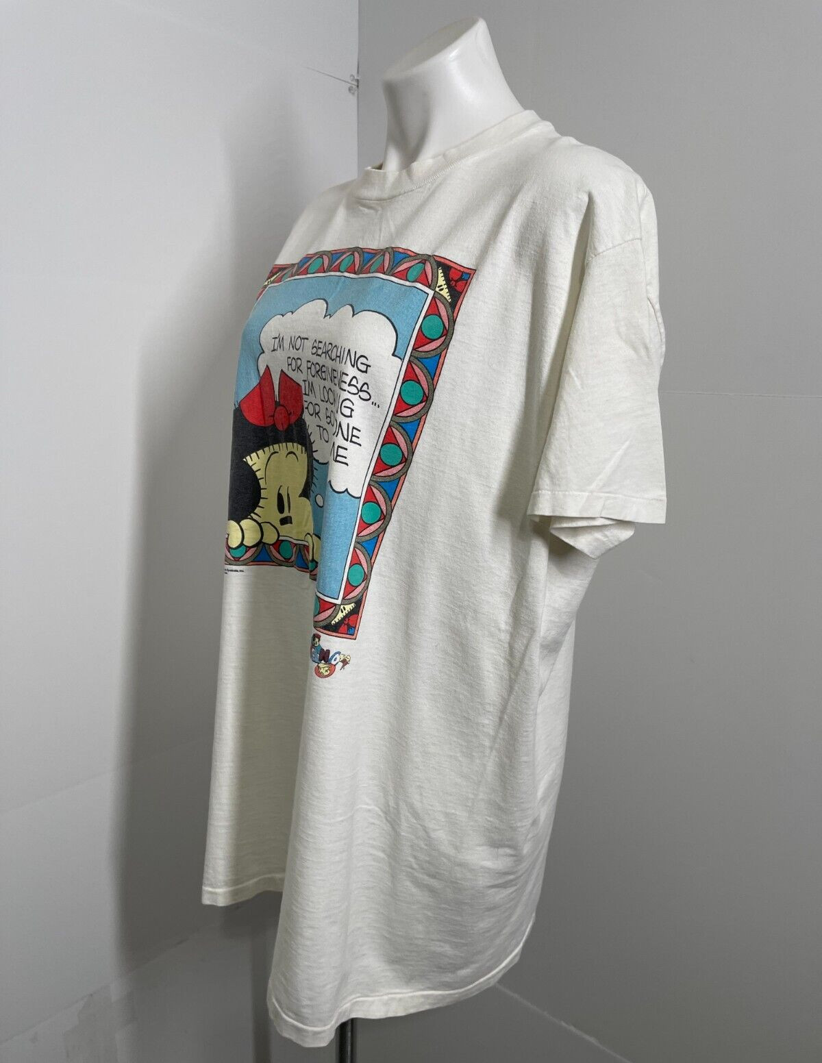 NANCY BY JERRY SCOTT COMIC STRIP SINGLE STITCH WHITE … - Gem