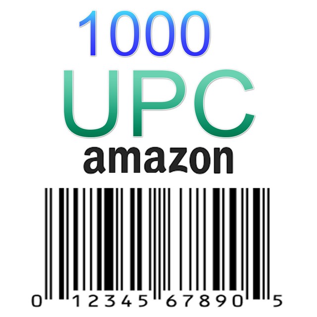 1000 UPC Numbers Barcodes Bar Code Gs1 EAN Amazon Lifetime Guarantee 2 ...