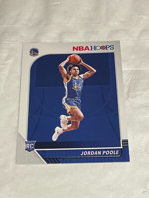 2019-20 Panini NBA Hoops Jordan Poole Rookie RC #223 - Warriors Rookie ...