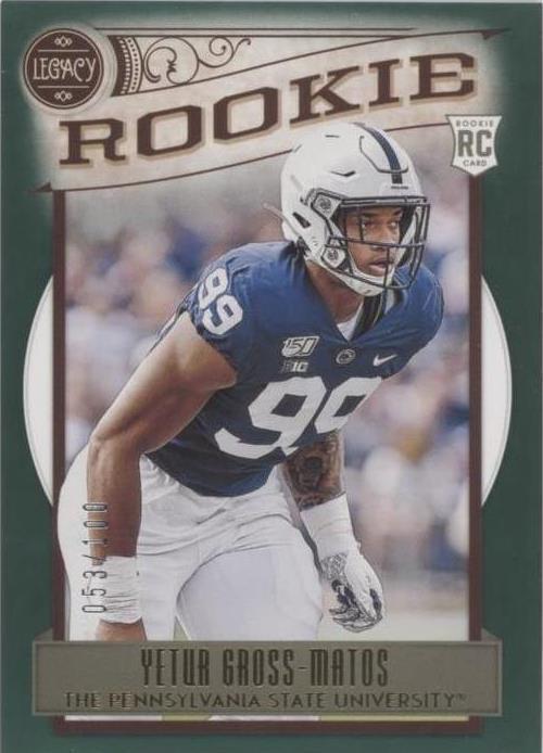 2020 Panini Legacy - Rookies Yetur Gross-Matos #184 Green /100 (RC) for ...