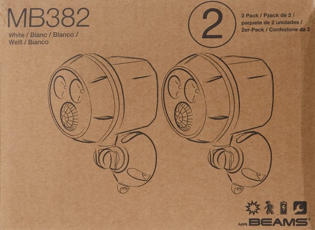Mr. Beams Mb382 400 Lumen Version Weatherproof Wireless Battery Powered ...