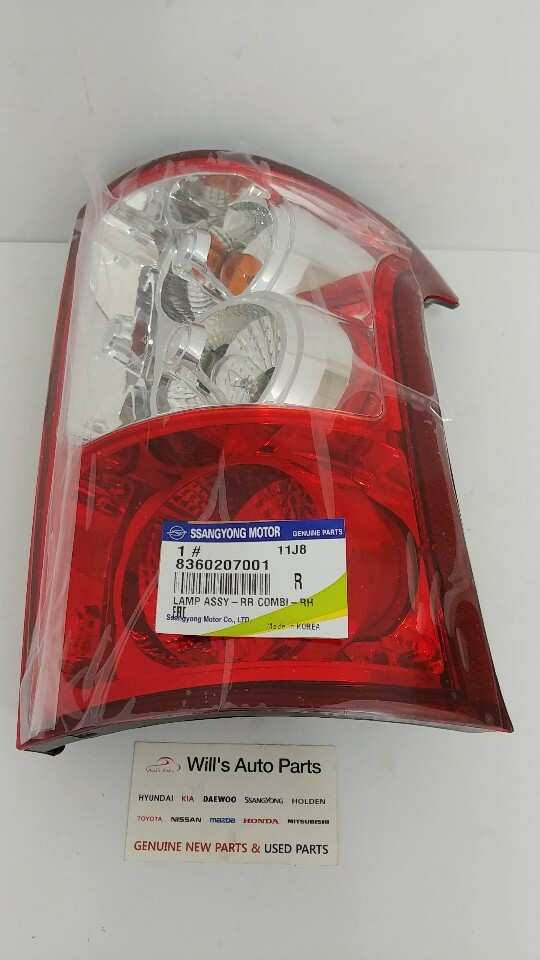 SSANGYONG MUSSO SPORTS RH RIGHT TAIL LIGHT 2004-2006 - GENUINE ...