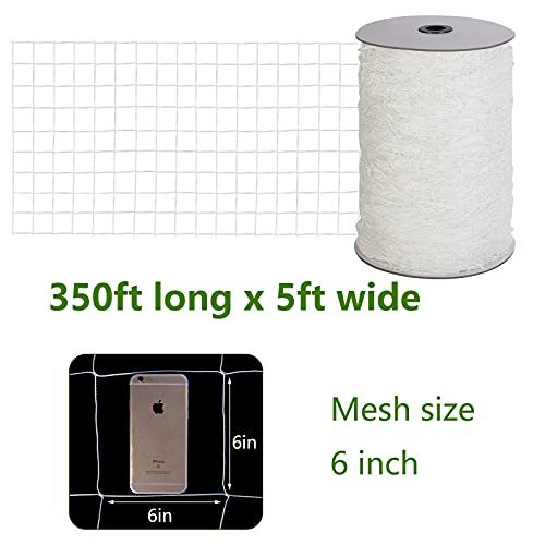 Soft Mesh Nylon Trellis Netting Roll 5 X 350 Ft Heavy Duty Garden ...