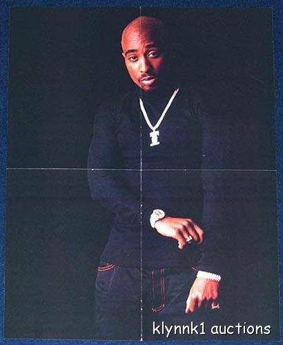 Tupac 2 Pac Poster Centerfold 1007A Lil Bow Wow on back | eBay
