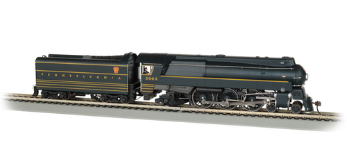 BACHMANN HO SPECTRUM STREAMLINED K4 2665 DCC 4-6-2 LOCOMOTIVE w/ SOUND ...