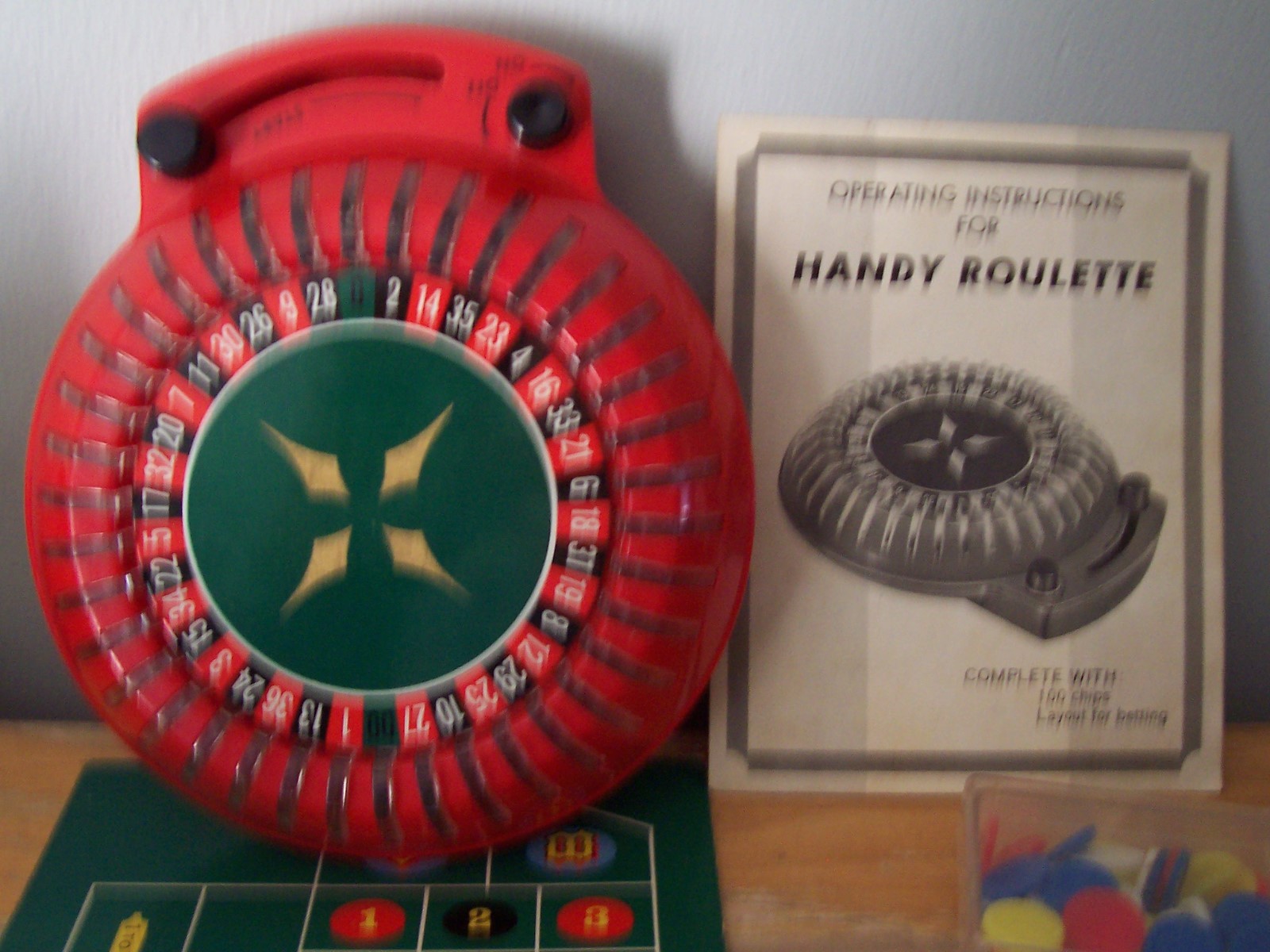 VINTAGE GAMBLING TOY HANDY ROULETTE BY WACO, JAPAN - WORKING - IN ...