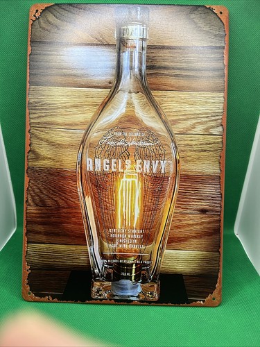 Angels Envy Bourbon-Metal Bar/Garage/Mancave Sign | eBay