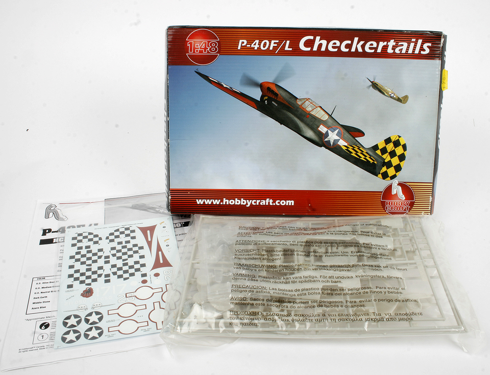 Hobbycraft 1/48th Curtiss P-40F/L 'Checkertails' #HC1418 - OOP | eBay UK