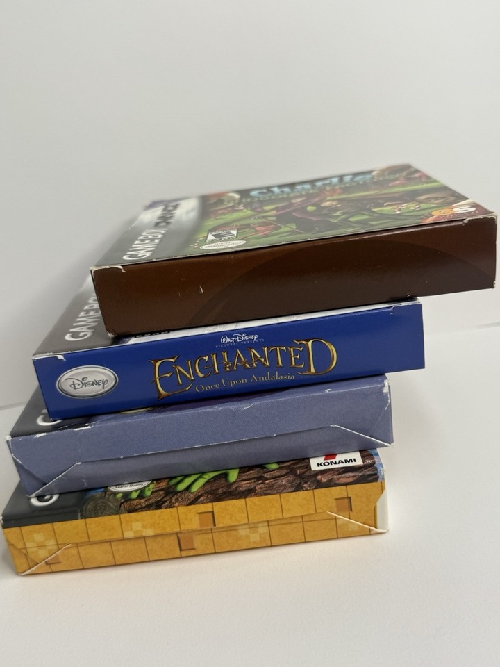 Gameboy Advance Lot Charlie Chocolate, Enchanted, Cartoon Speedway ...