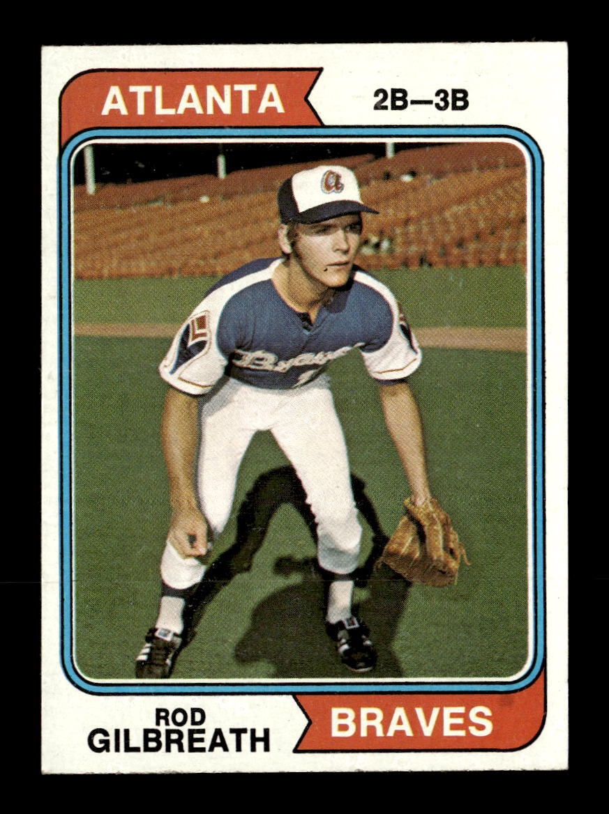 1974 Topps #93 Rod Gilbreath Atlanta Braves VG-EX Baseball Card *G153 ...
