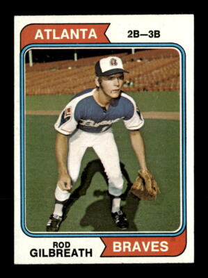1974 Topps #93 Rod Gilbreath Atlanta Braves VG-EX Baseball Card *G153 ...