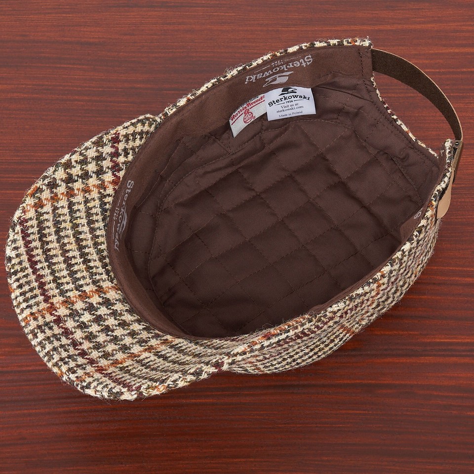 Sterkowski PATROL Harris Tweed Cap Trucker Baseball Gray/Khaki/Blue ...