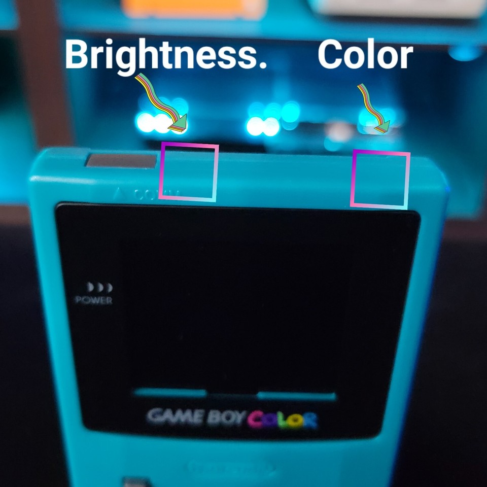Teal Gameboy Color IPS Console Backlit LCD Screen GBC Game Boy | eBay