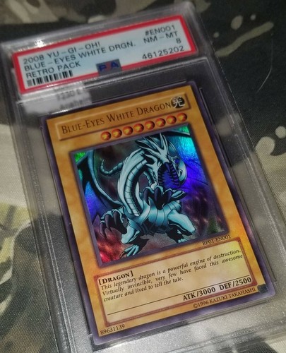 Blue-eyes white Dragon RP01-en001 PSA 8 | eBay