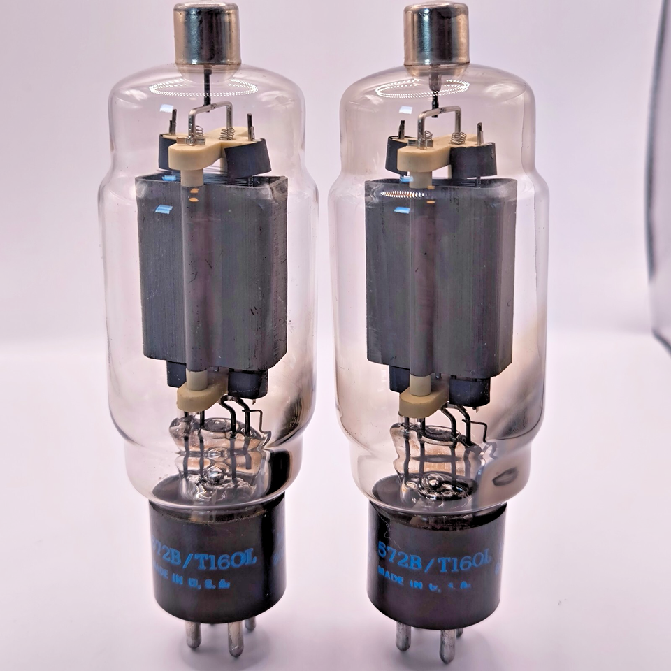 Cetron 572B T160L 811A tube, matched pair, STRONG, transmitting power ...