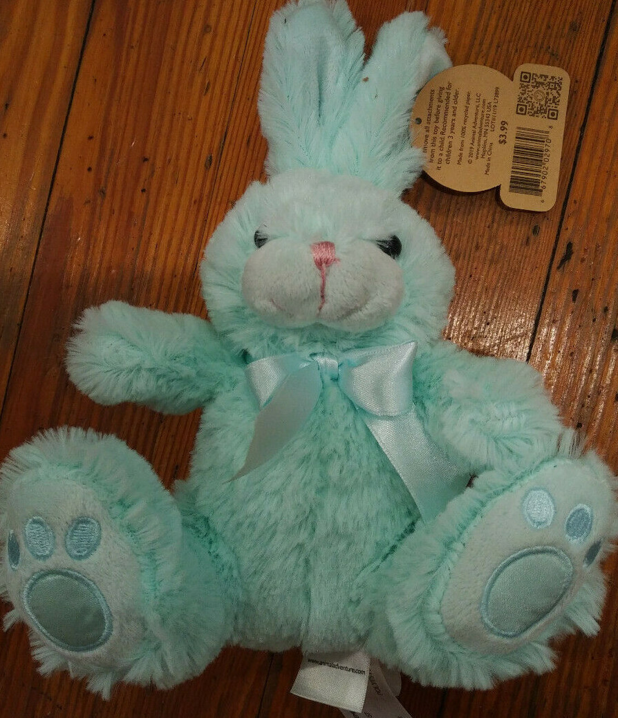 Animal Adventure Mint Green Bunny Rabbit Stuffed Animal | eBay