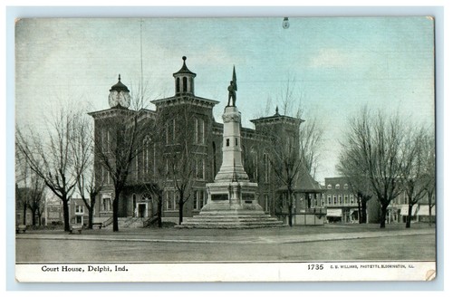 c1910s Court House, Delphi, Iowa IA Unposted Antique Postcard | eBay