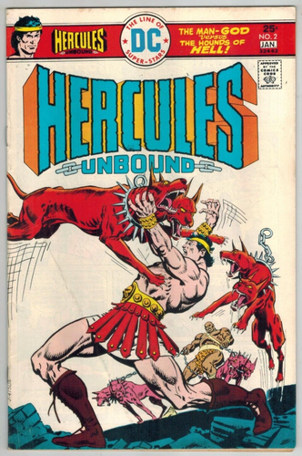 Hercules Unbound 2 vs the Hounds of Hell & Cerebus! 1976 Fine DC Comic ...