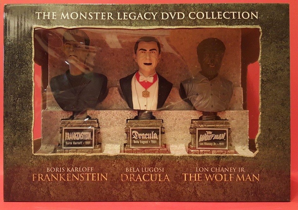 The Monster Collection Sammlung:Frankenst.,Dracula und The Wolfman NEU ...