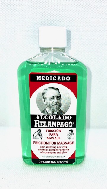 Alcolado Relampago Rubbing Alcohol for Massage 7 Oz for sale online | eBay