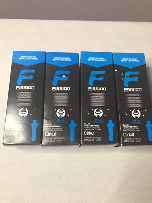 Cirkul Flavor Cartridges Fission Blue Magic 4 Pack Blue Raspberry NEW ...