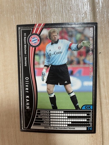 Oliver Kahn #129 #05-06 FC BAYERN Munchen Panini WCCF SOCCER CARD RARE ...