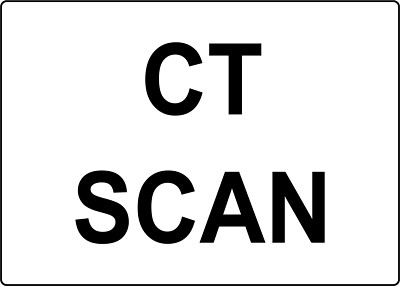 CT SCAN 1 | Laminated Vinyl Decal Sticker Label | eBay