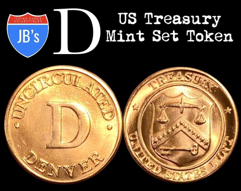 (2) Coin Set P & D US Mint Treasury Coins Tokens UNCIRCULATED *JB's ...