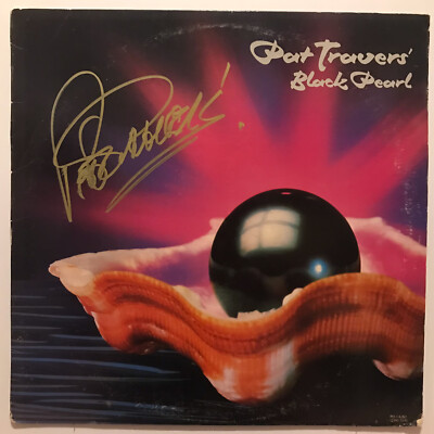 Pat Travers Hand Signed Autographed Vinyl Record Black Pearl Classic ...