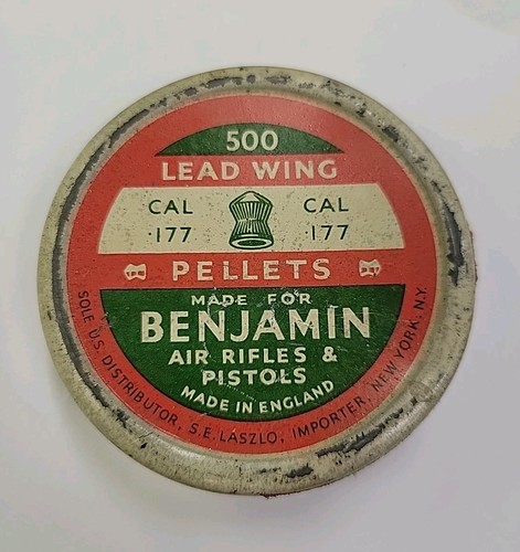 Benjamin .177 Pellets 500 Full Sealed Tin - Made in England | eBay