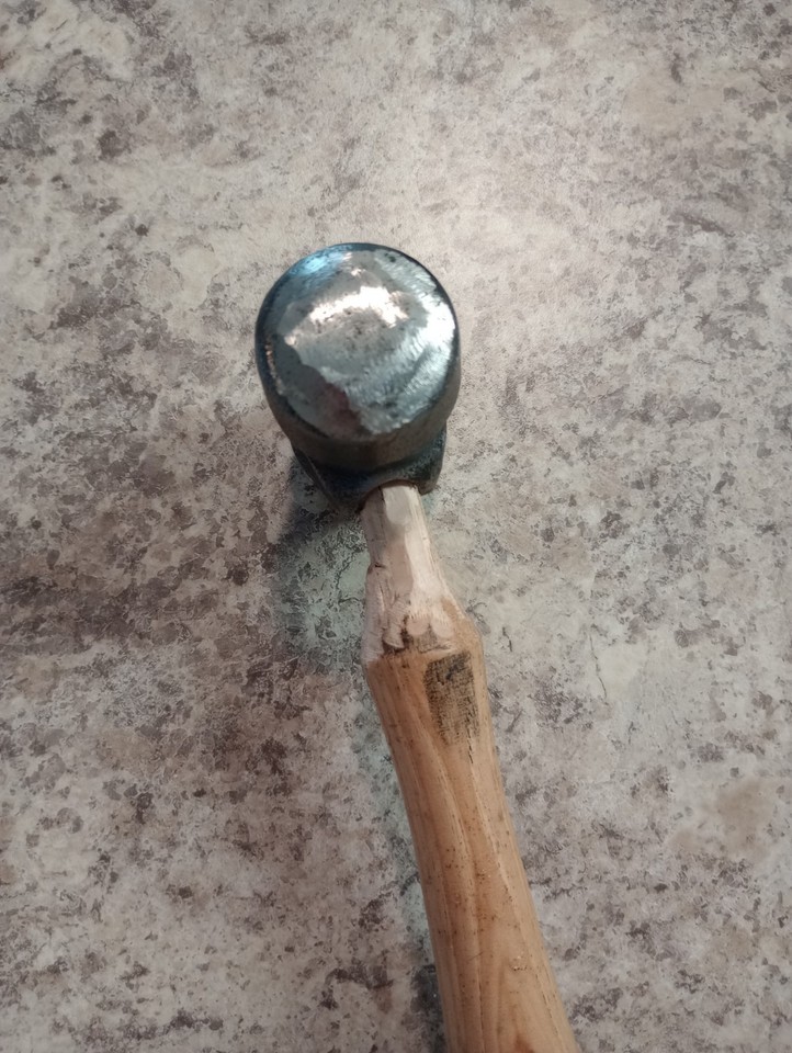 Antique HELLER Bros Blacksmith Farrier Rounding Turning Hammer W/ Horse ...