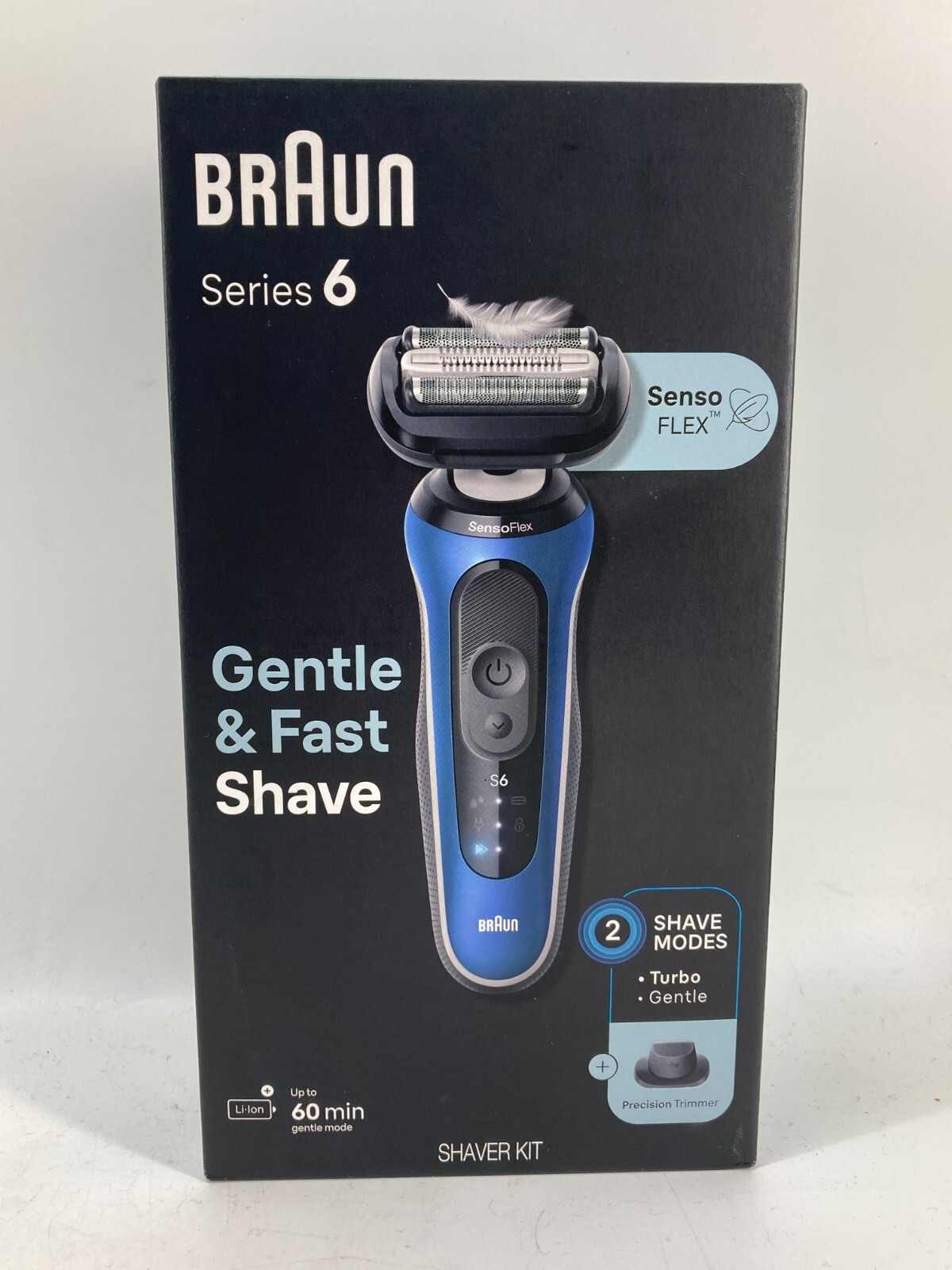 Braun Series 6 5762 Men's Electric Shaver Kit With Trimmer Case Brush ...