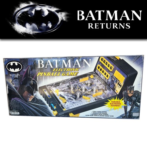 Batman Returns Electronic Pinball Game 1992 Playtime w Original Box MIB ...