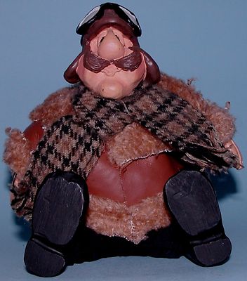 Russ Berrie Kathleen Kelly pilot Errol #2149 resin & bean bag flying ...